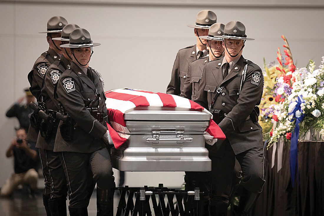 Trooper killed in ambush laid to rest | News, Sports, Jobs - Altoona Mirror